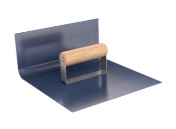 INSIDE COVE TOOL - 9" X 9" - 3/4" RADIUS 4" LIP WOOD HANDLE