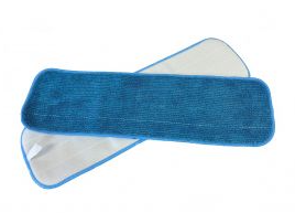 Microfiber Looped Flat Mop Pad, 400GSM, Professional Grade, Hook & Loo